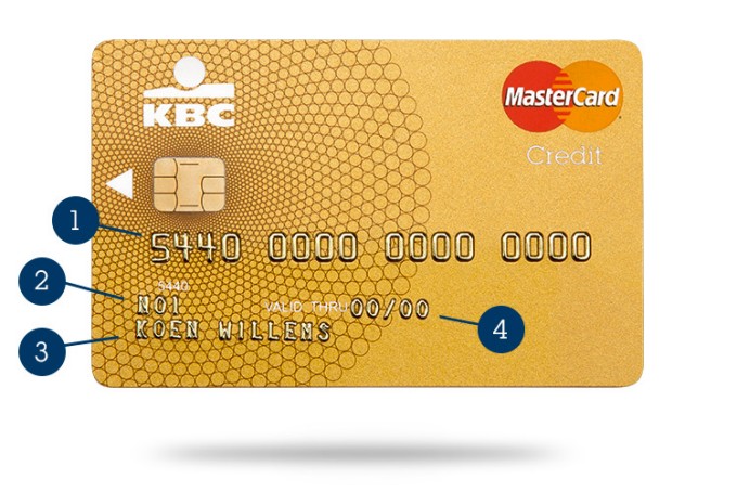 What is my card number or account number? - KBC Brussels Bank & Insurance
