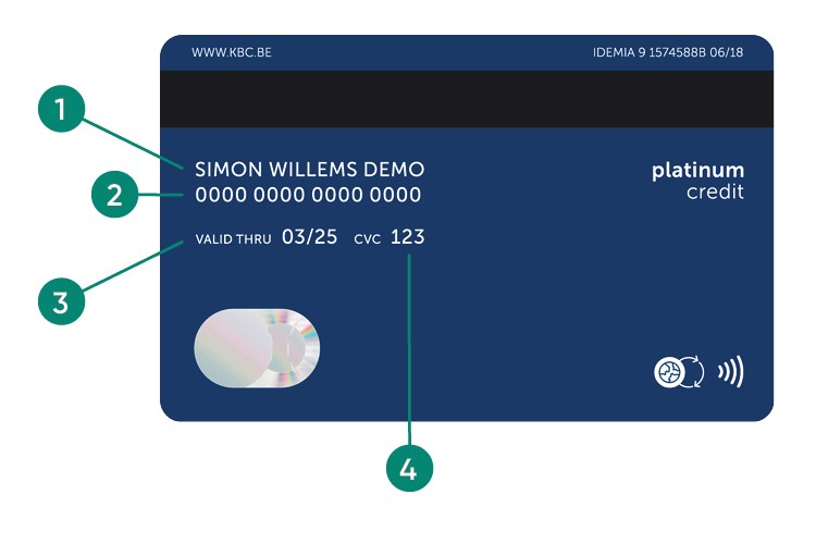 Quel est mon numéro de carte ou de compte? - KBC Brussels Banque ...