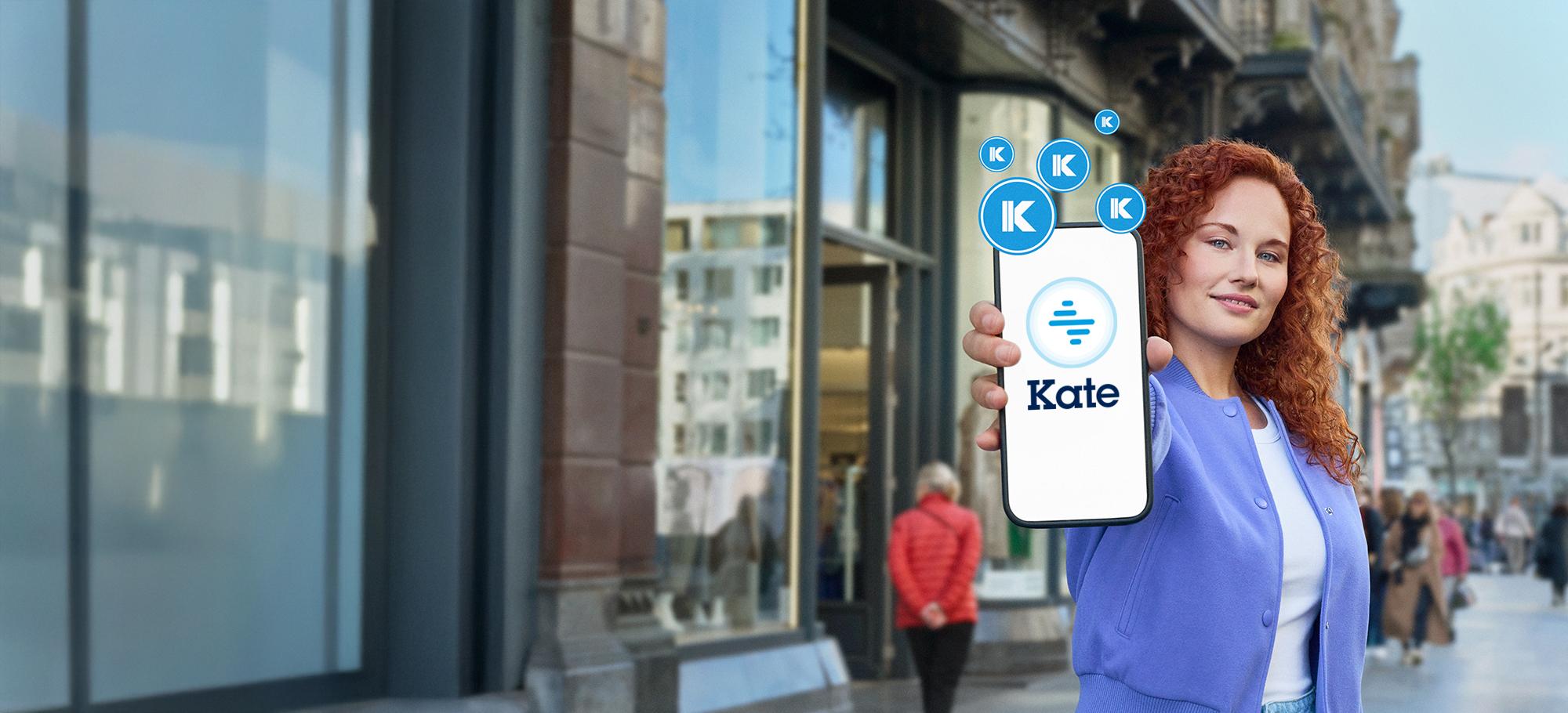 Save time and earn money with Kate and Kate Coin - KBC Brussels Bank ...